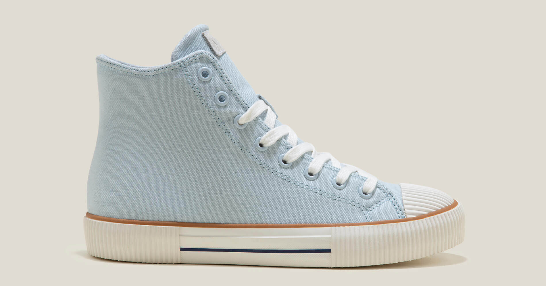 Breathable Cushioning High-Top Sneakers - SNE 0069 - Light Blue | VASCARA